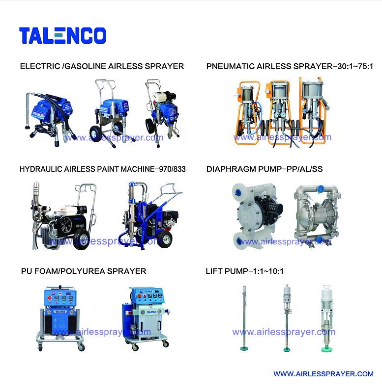 Airless Sprayer,Polyurea Coating Sprayer,Diaphargm Pump, T2 Transfer ...